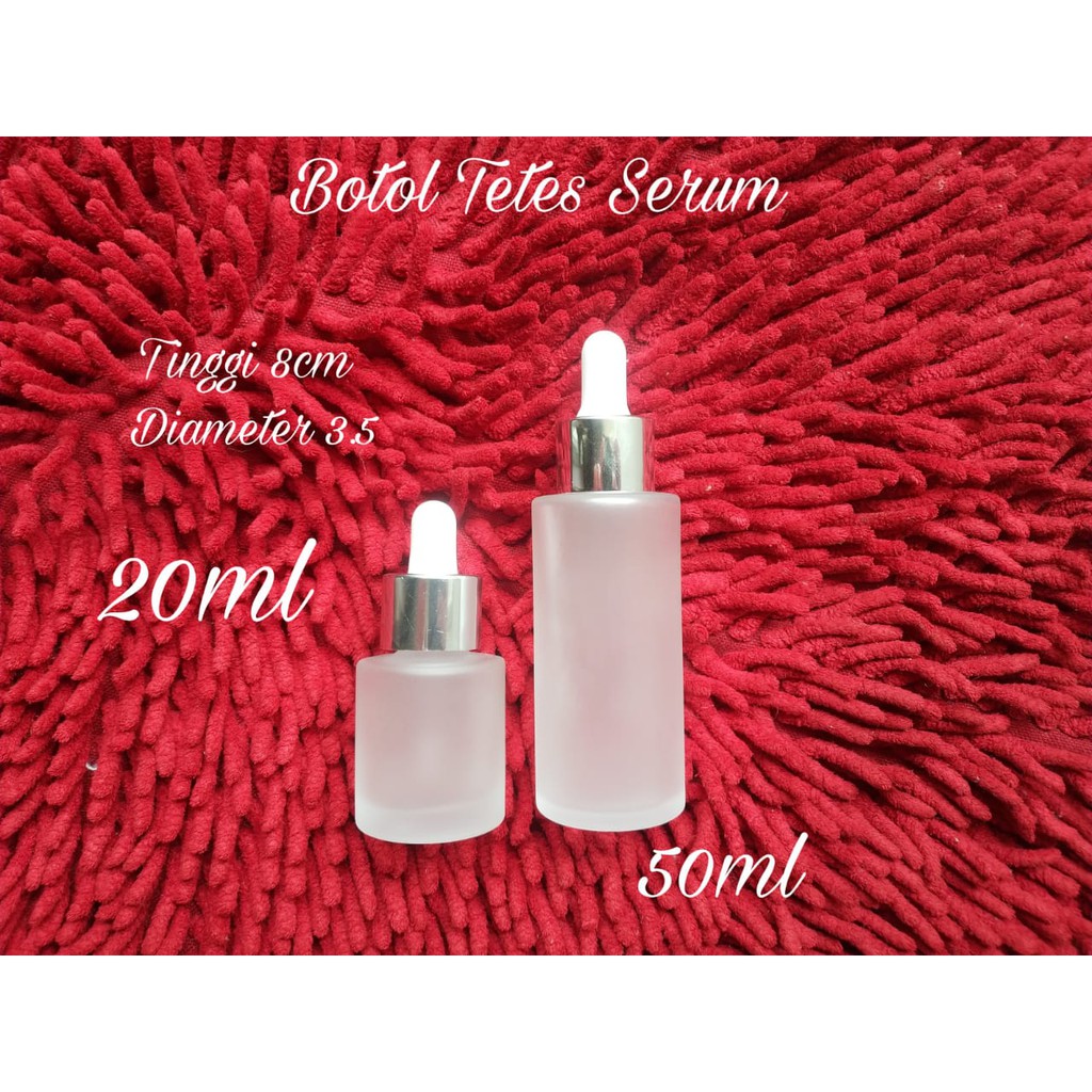 Jual Botol Dropper serum Botol tetes serum Botol kosmetik 20ml | Shopee ...