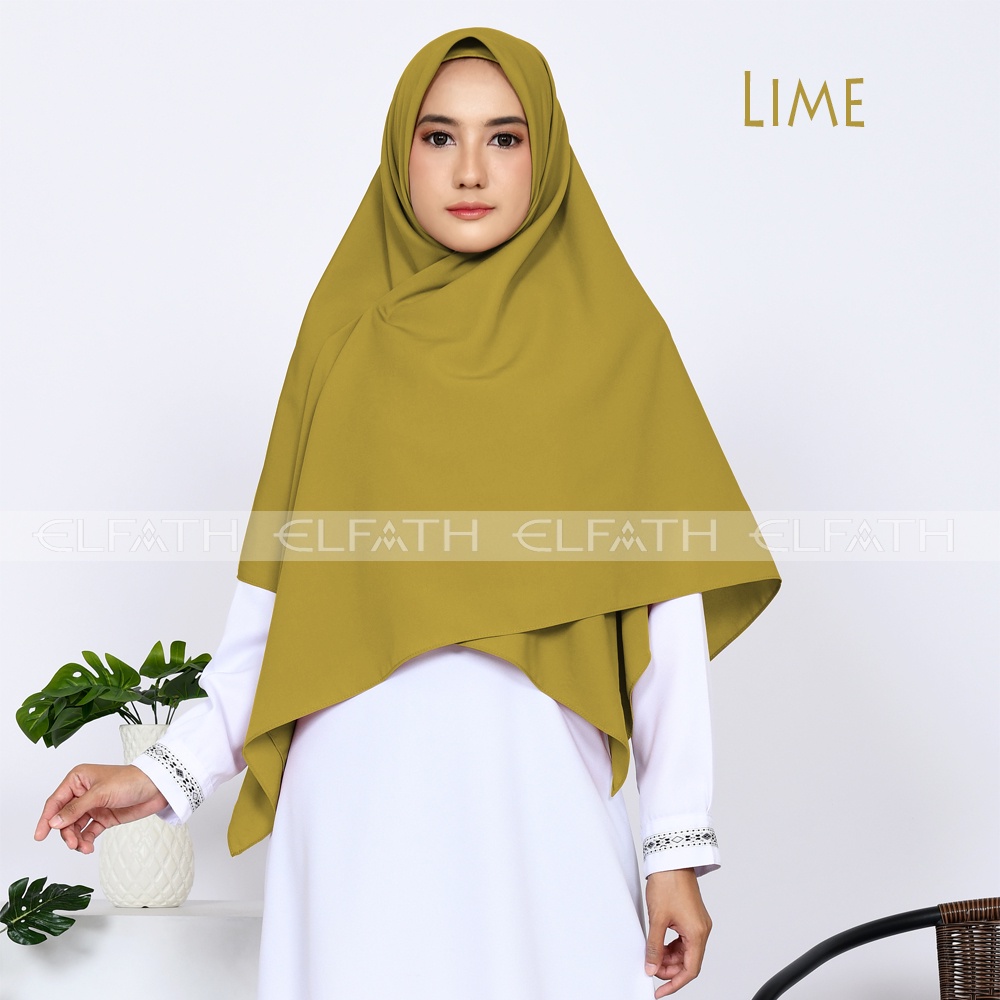 Jual 𝗲𝗹𝗳𝗮𝘁𝗵 - Jilbab Segiempat Wolfis 140 x 140 Khimar / Jilbab Segi empat Jumbo | Shopee Indonesia
