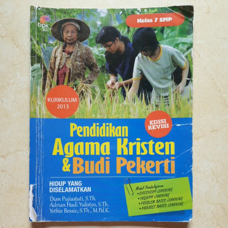Jual Pendidikan Agama Kristen & Budi Pekerti Kelas 7 | Shopee Indonesia