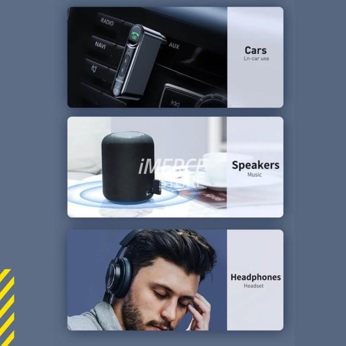 Jual BASEUS Car Bluetooth Receiver Audio Jack 3.5mm Adapter Audio ...