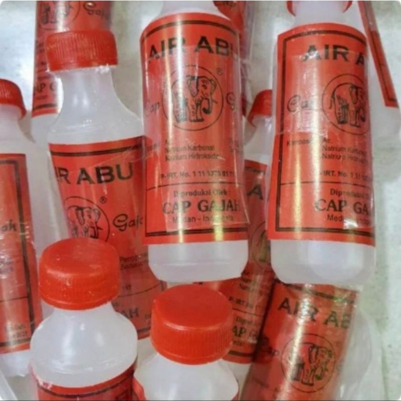 Jual 100 ml Air Abu Cap Gajah botol (Air Khi untuk mie) alkali iye ...