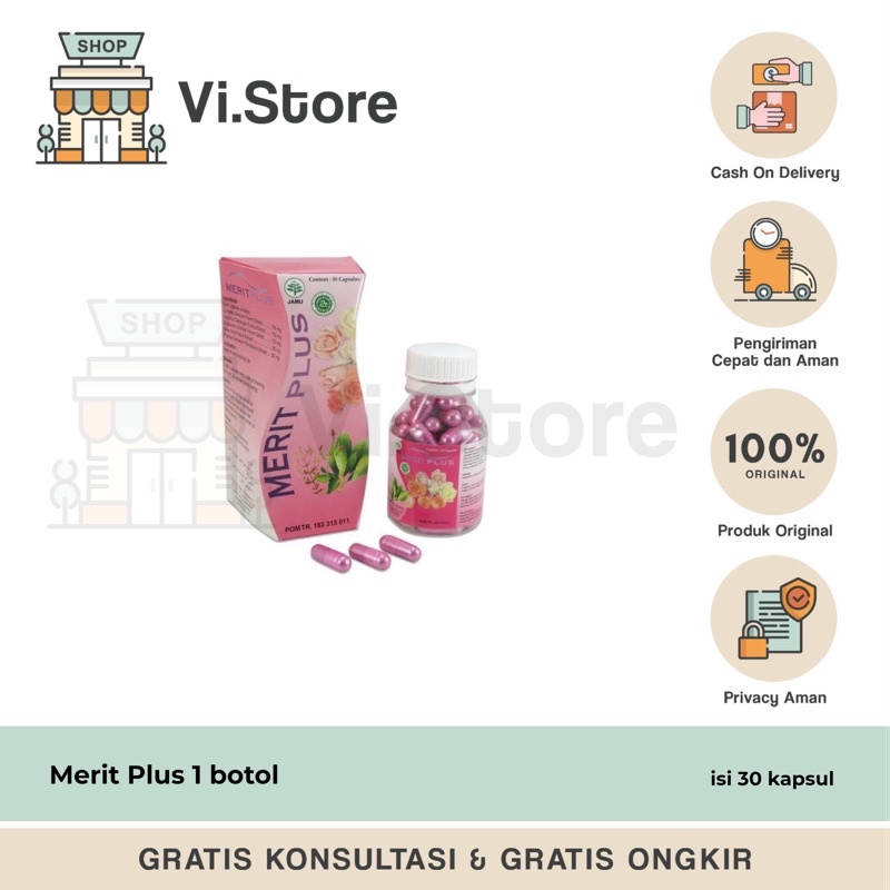 Jual Merit Plus Botol isi 30 kapsul | Shopee Indonesia