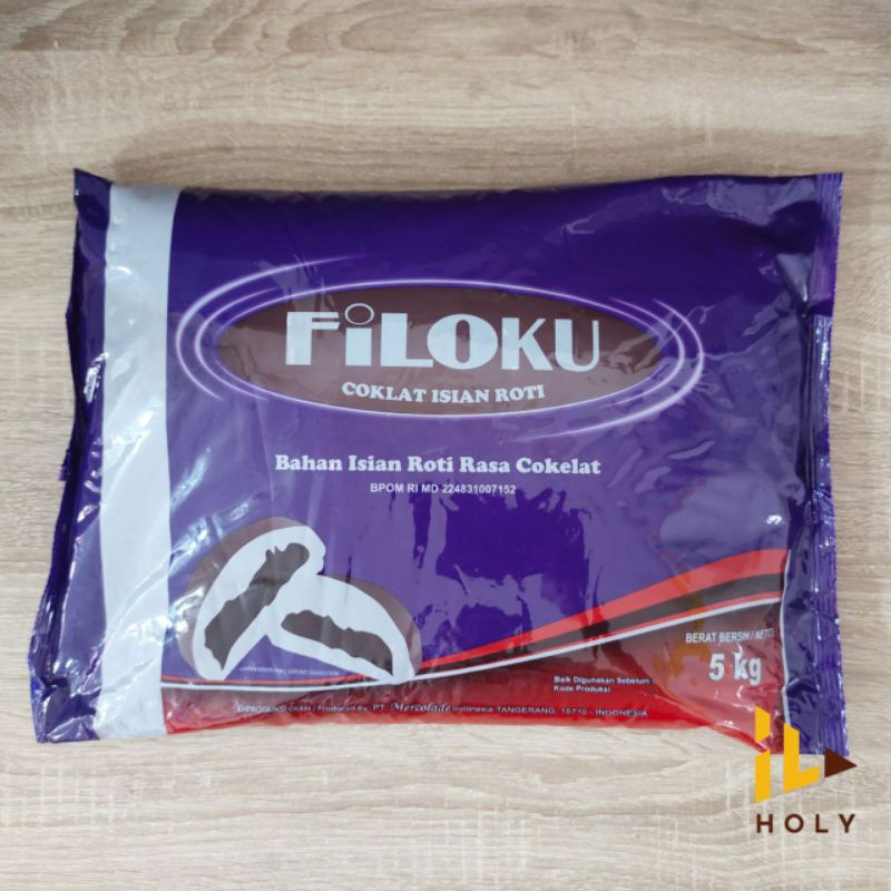Jual FILOKU Coklat Pasta Filling PILLOW (5KG) / 5kg Selai Coklat Pasta ...