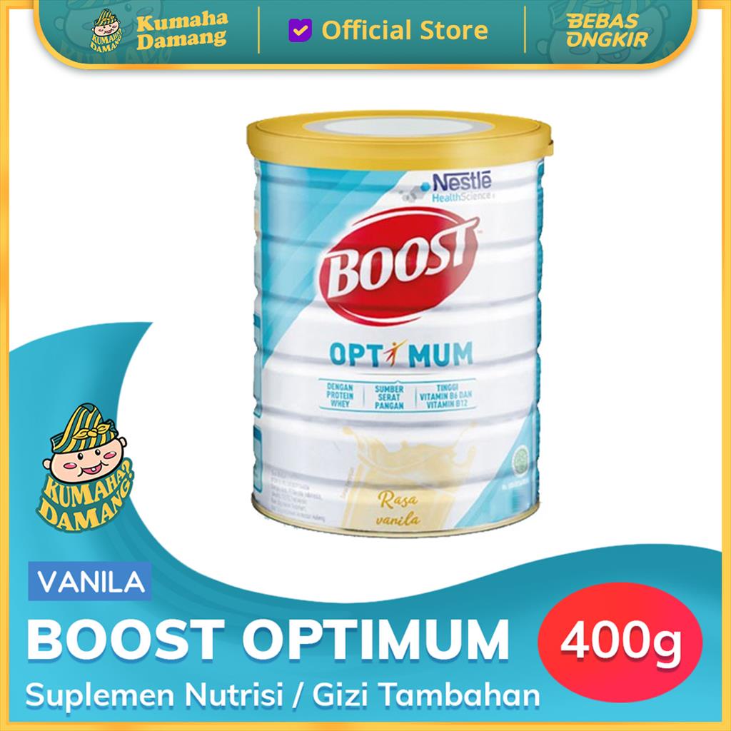 Jual Nutren Boost Optimum Susu Bubuk 400 gram | Shopee Indonesia