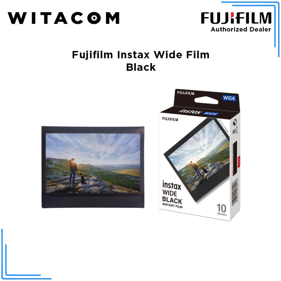 Jual Fujifilm Instax Wide Paper Black Frame (10 Lembar) | Shopee Indonesia