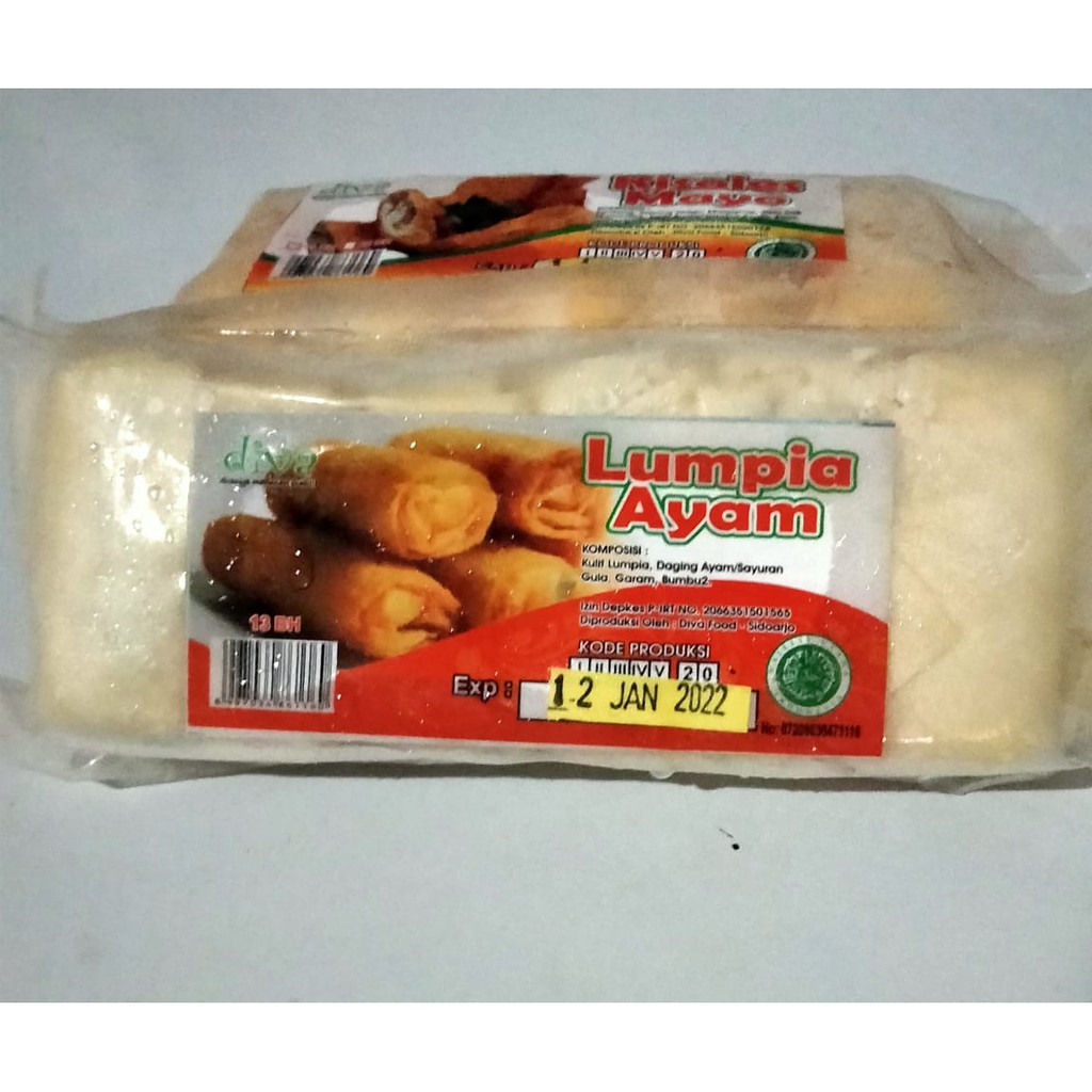 Jual lumpia ayam diva 13pcs lumpia ayam frozen | Shopee Indonesia