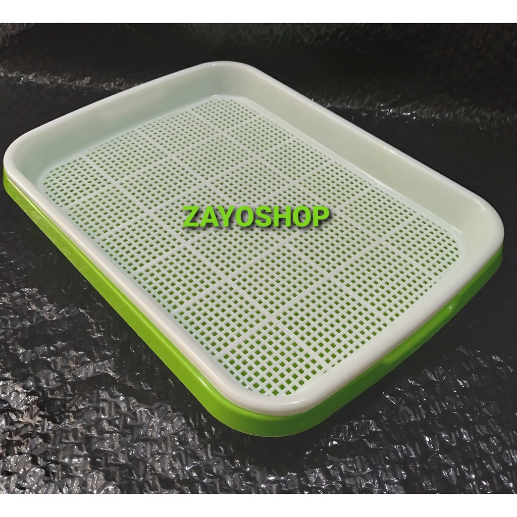 Jual TRAY SEMAI MICROGREEN (TANPA TUTUP) - WADAH SEMAI TANAMAN - TRAY ...