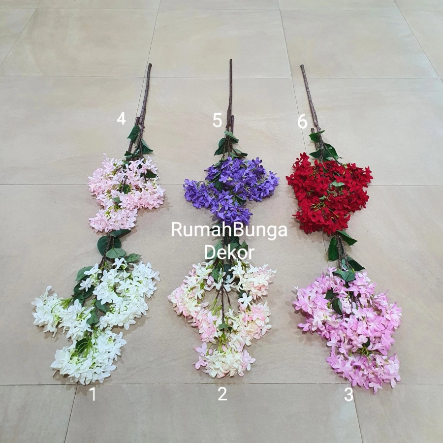 Jual Bunga Jasmine Artificial ( Ada 6 Warna ) | Shopee Indonesia