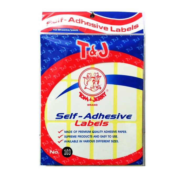 Jual Tom & jerry self adhesive sticker label nama undangan | Shopee Indonesia
