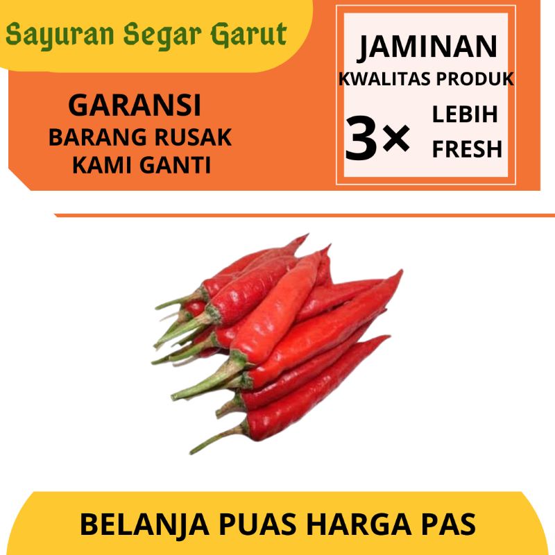 Jual Cabe Merah Besar 250gr Sayuran Segar Garut | Shopee Indonesia