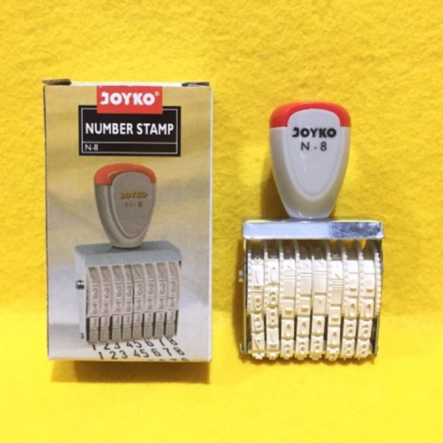 Jual STEMPEL ANGKA / NUMBER STAMP JOYKO N-8 (1 PCS) | Shopee Indonesia