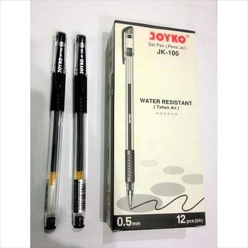 Jual Bulpen joyko gel pen jk-100 water resistant(tahan air) | Shopee Indonesia