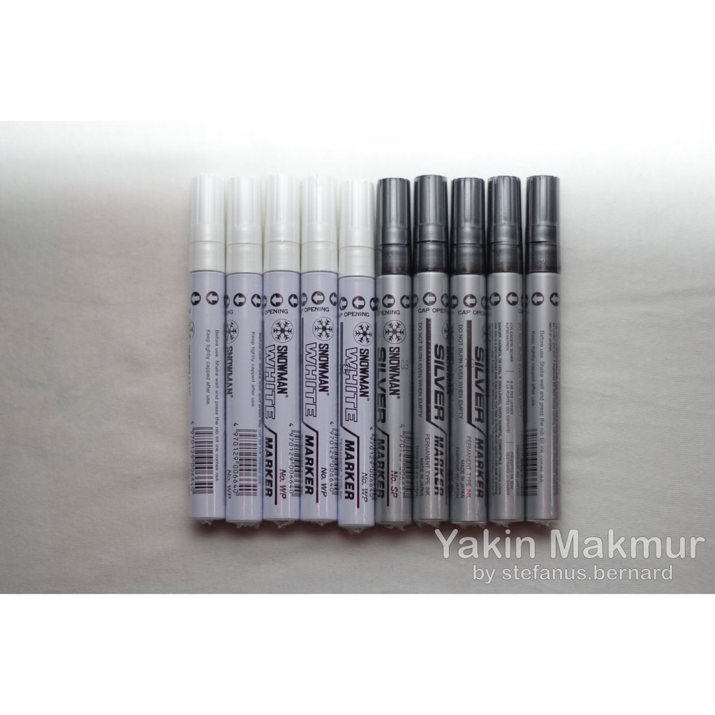 Jual SPIDOL CAT SNOWMAN PAINT MARKER UNTUK KARDUS/KAYU/KACA (PERMANENT ...