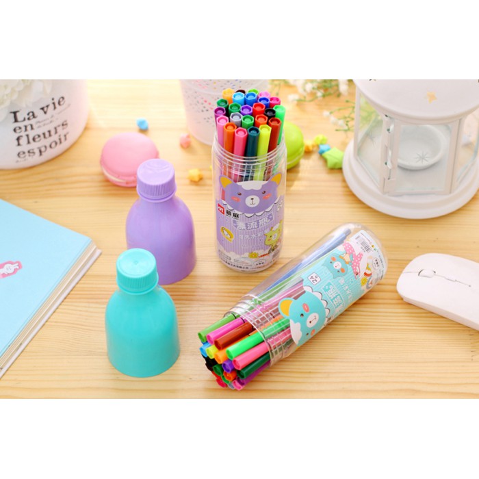 Jual Lucu spidol warna isi 24 | spidol warna botol, spidol warna ...