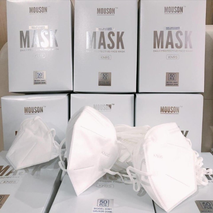 Jual Masker KN95 Putih KN 95 medical grade 5 ply, isi 50pcs Non ...