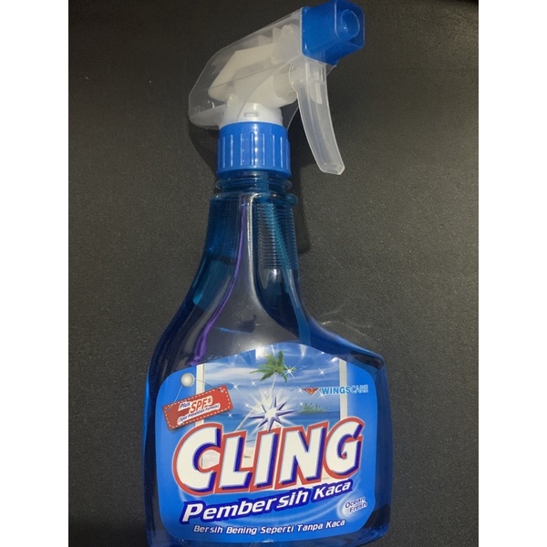 Jual CLING Pembersih Kaca Botol 440ml | Shopee Indonesia
