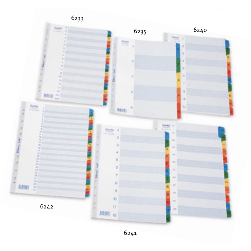 Jual DIVIDER BANTEX INDEX A4 PEMBATAS KERTAS ORDNER/BINDER 6223 6235 ...