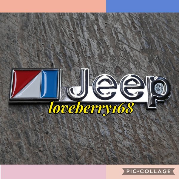 Jual satu buah emblem AMC JEEP untuk jeep CJ 5 CJ 6 CJ 7 WRANGLER JK | Shopee Indonesia