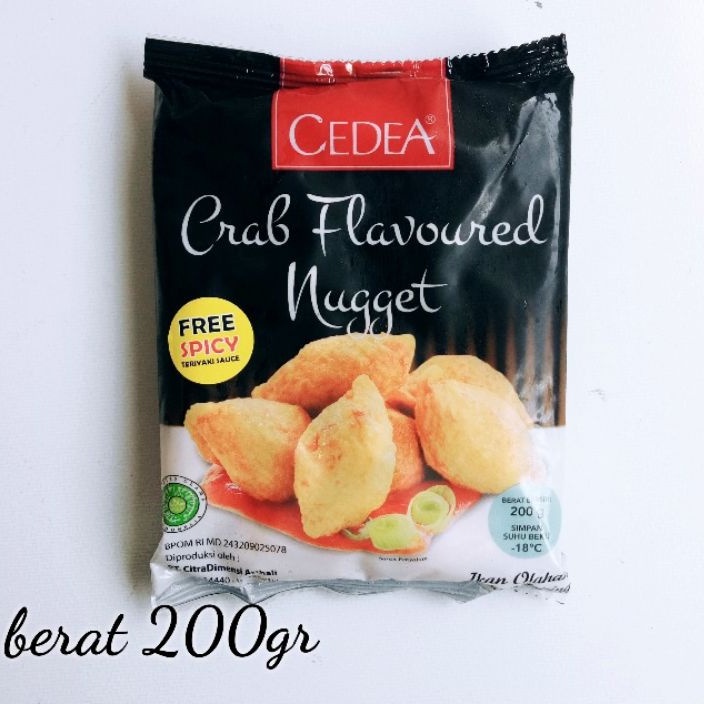 Jual Cedea Crab Nuget Nugget Kepiting Steamboat olahan Kepiting Frozen ...