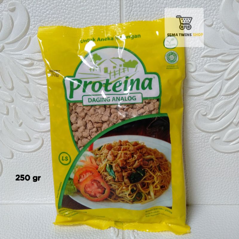Jual PROTEINA LS 250gr Daging Analog ( Protein Nabati ) | Shopee Indonesia
