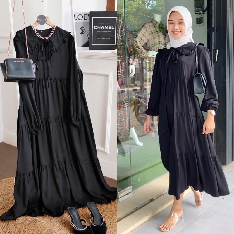 Jual gamis midi dress 81278 talullah | Shopee Indonesia