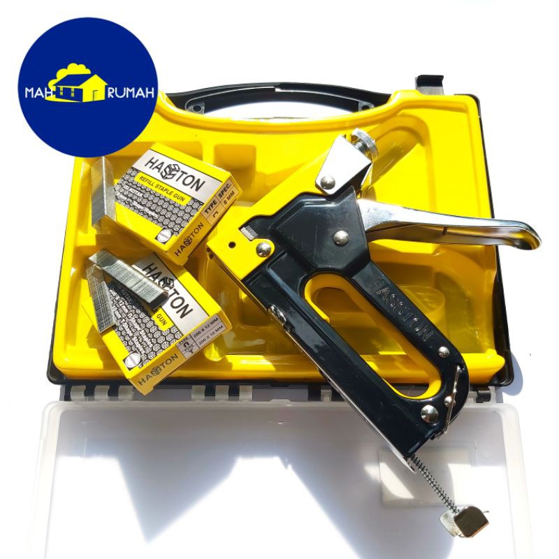Jual Staples Gun Staple Stapler Paku Tembak 3in1 3 way Tacker Jok Hekter - HASSTON PROHEX 4090 ...