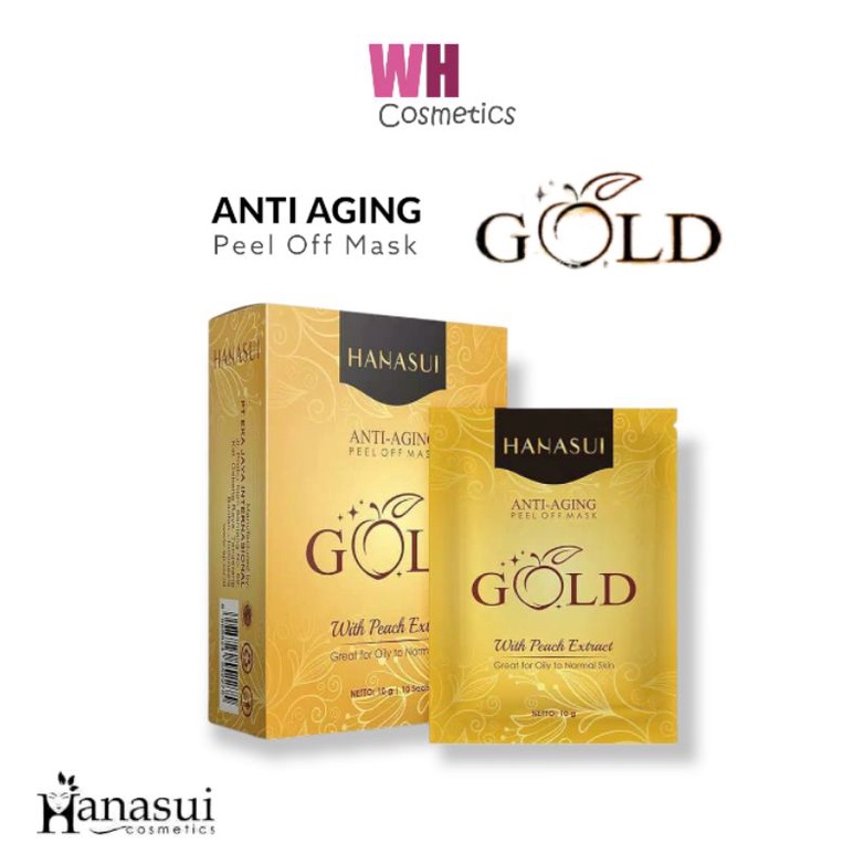 Jual HANASUI GOLD MASK PEEL OFF - MASKER GOLD NATURGO BPOM | Shopee ...