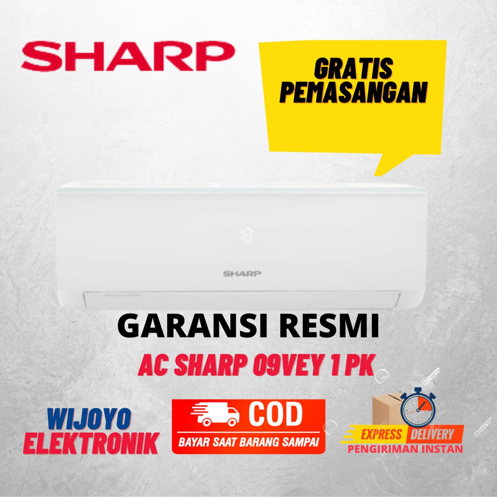 Jual AC SHARP X 09VEY 1 PK INVERTER | Shopee Indonesia