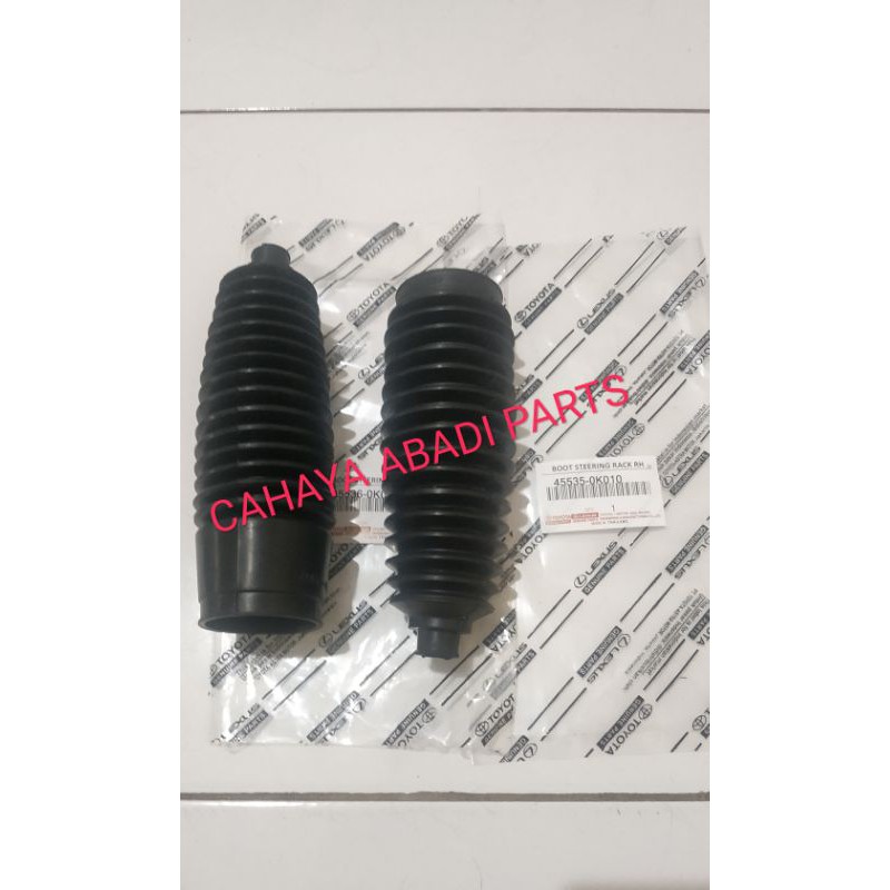 Jual KARET BOOT LONG TIE ROD INNOVA FORTUNER HILUX KARET BOOT STEERING ...