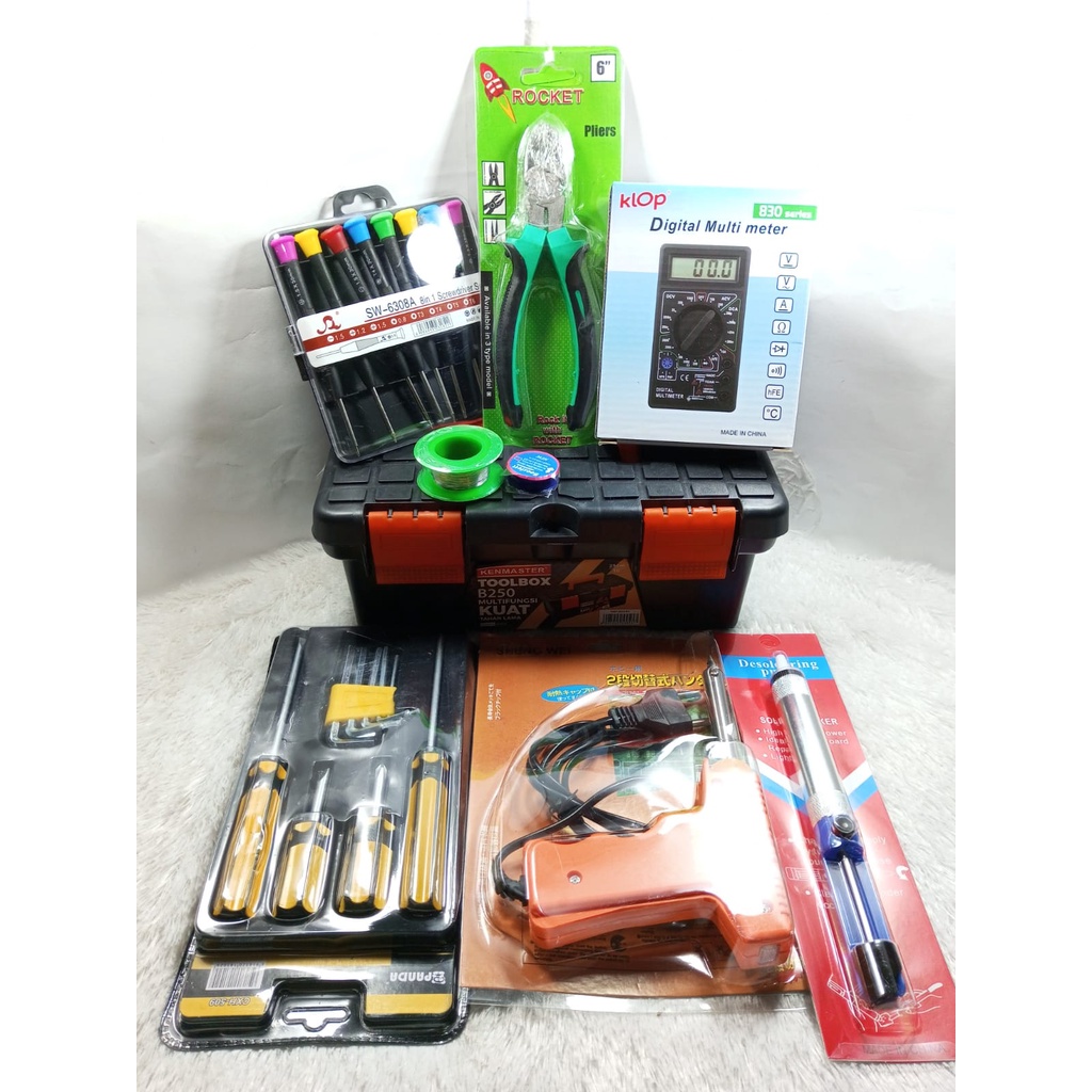 Jual Alat Soldering Listrik SOLDER Tembak 20-200Watt/ Multitester ...
