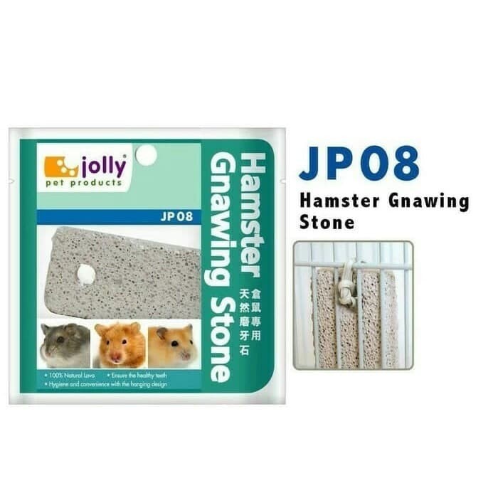 Jual JP08 Jolly Hamster Gnawing Stone - Mainan Batu Gigitan Hamster ...