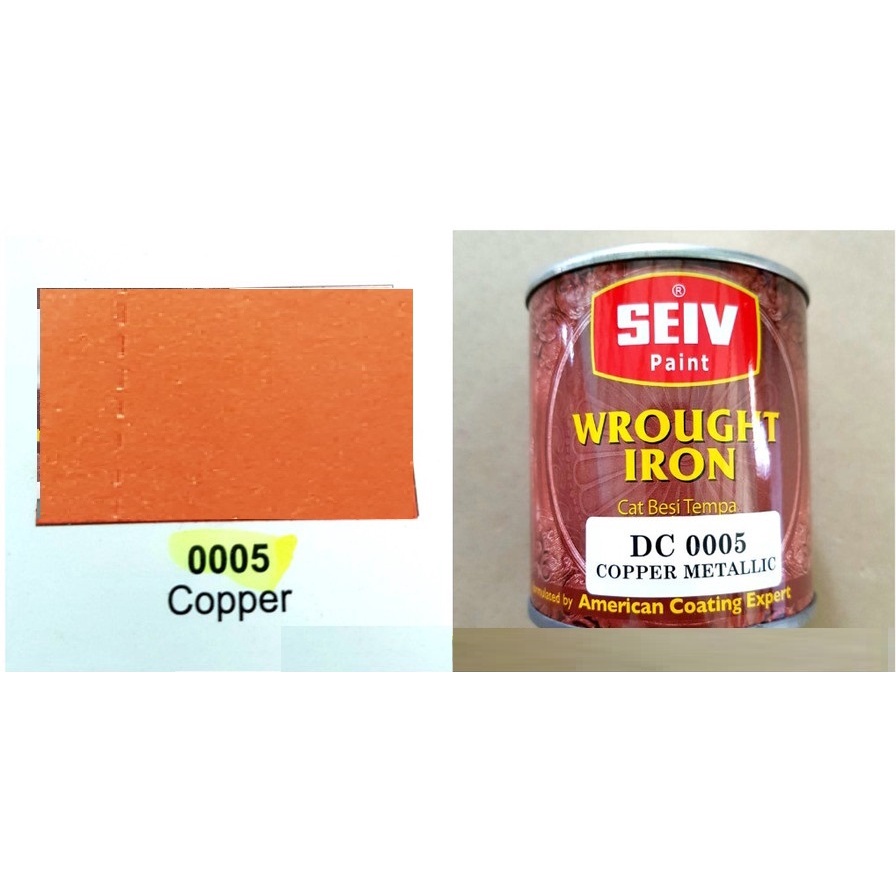 Jual 1kg SEIV WROUGHT IRON cat besi tempa warna TEMBAGA, SILVER, GOLD ...