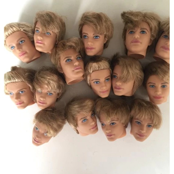 Jual Doll head ken head with hair very handsome and good quality for ...