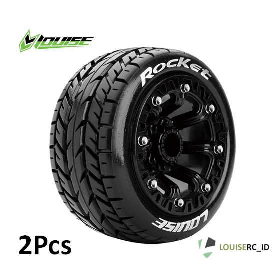 Jual Louise ST-Rocket Tire 2.2" 2pcs E Revo Traxxas Buggy Ban Rc mn86 ...