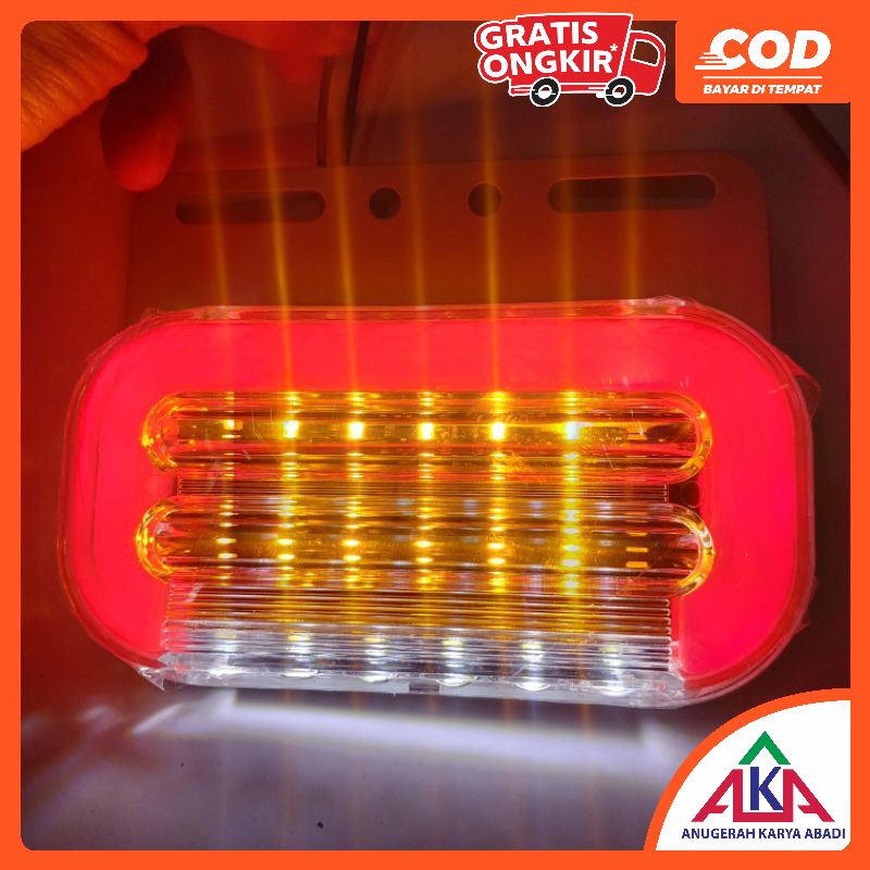 Jual LAMPU BAK TRUCK 12V / 24V SEIN RUNNING Lampu Belakang Truk | Shopee Indonesia
