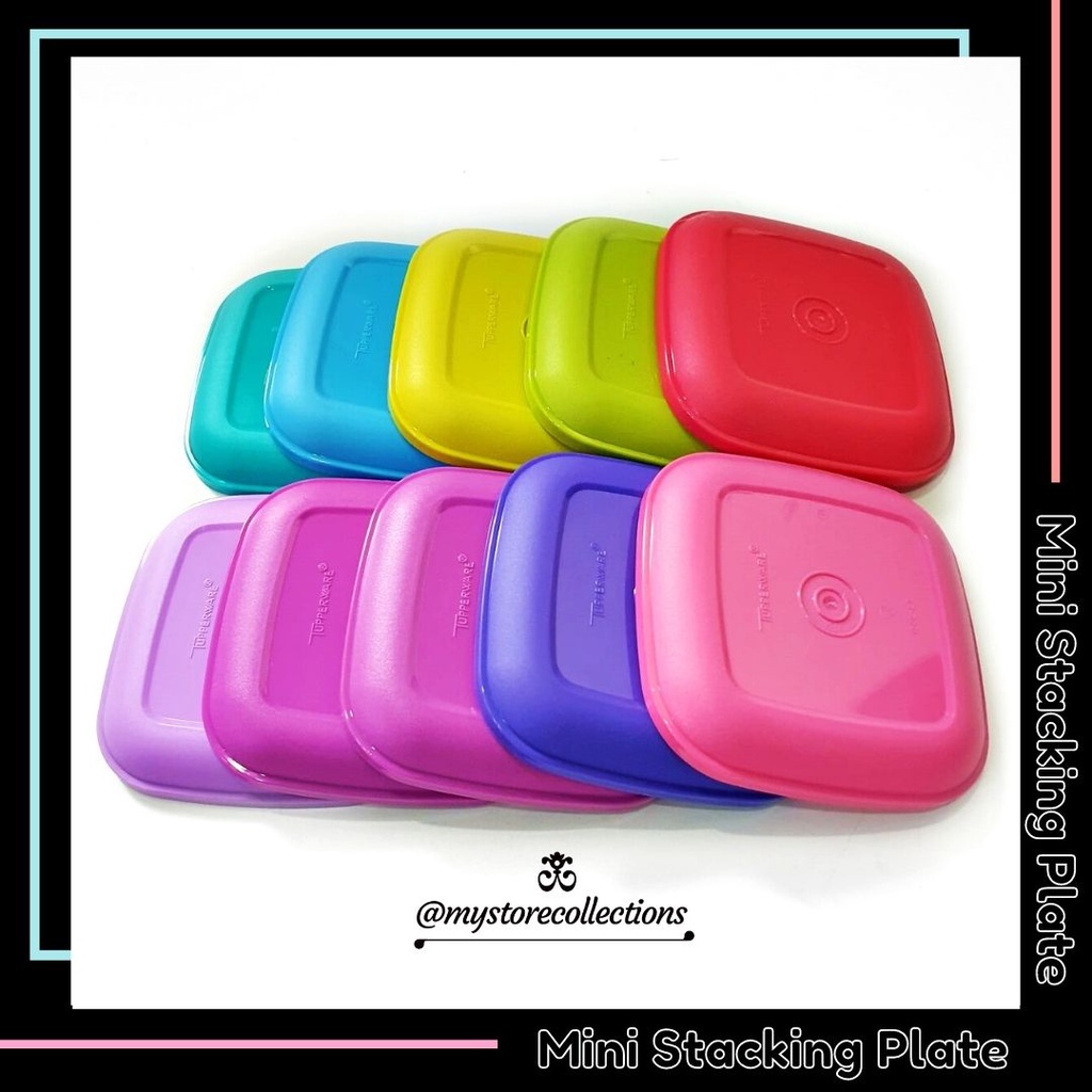 Jual Mini Stacking Plate Indo & Import ( Piring kecil ) Tupwr | Shopee ...