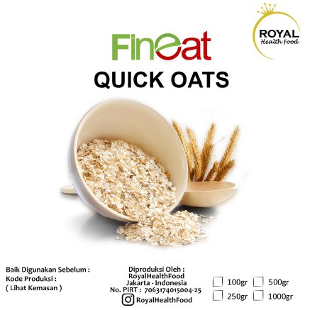 Jual Royal Rolled/Quick/Instant OAT 1000 gr | Shopee Indonesia