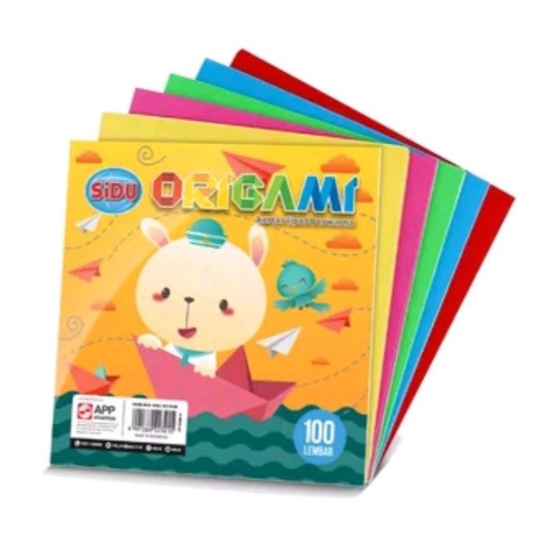Jual Kertas Origami Sidu / Kertas Lipat berwarna Merk Sidu Berbagai ...
