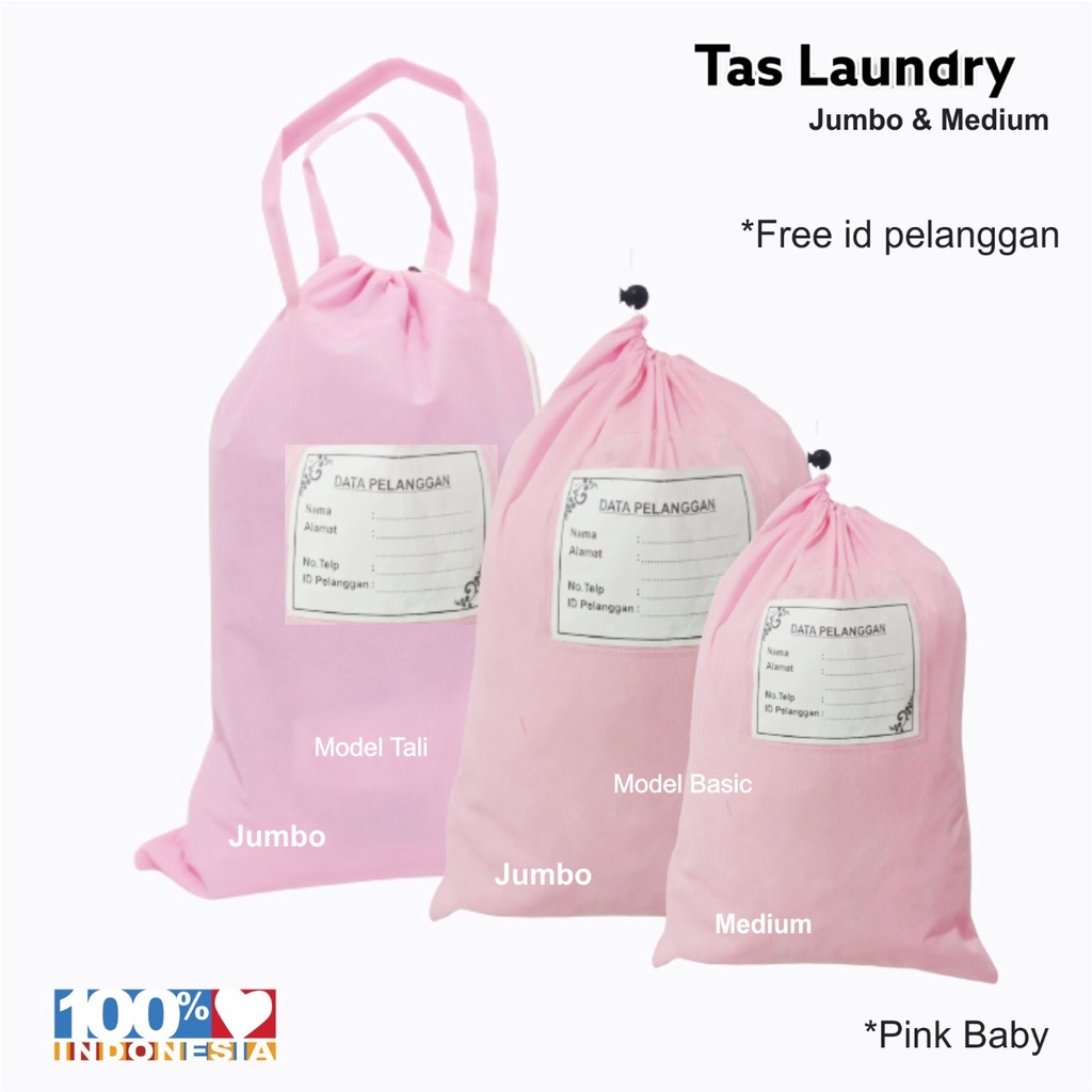 Jual Promo Tas Laundry Jumbo Custum Sablon - Laundry Bag - Tas Laundry ...