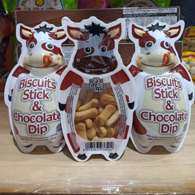 Jual Biscuits Stick & Chocolate Dip Sapi (35gr) | Shopee Indonesia