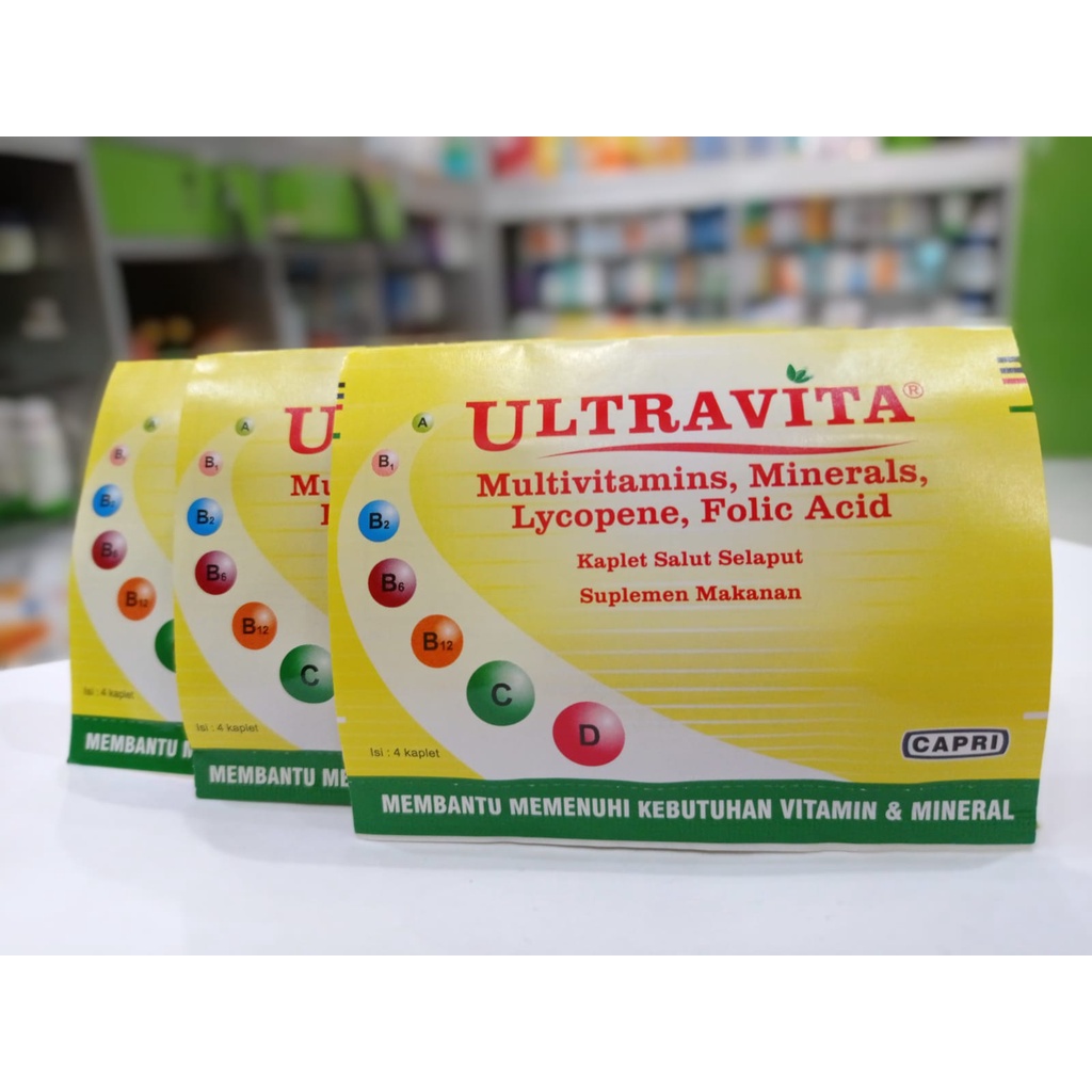 Jual Ultravita 4 Kaplet | Shopee Indonesia