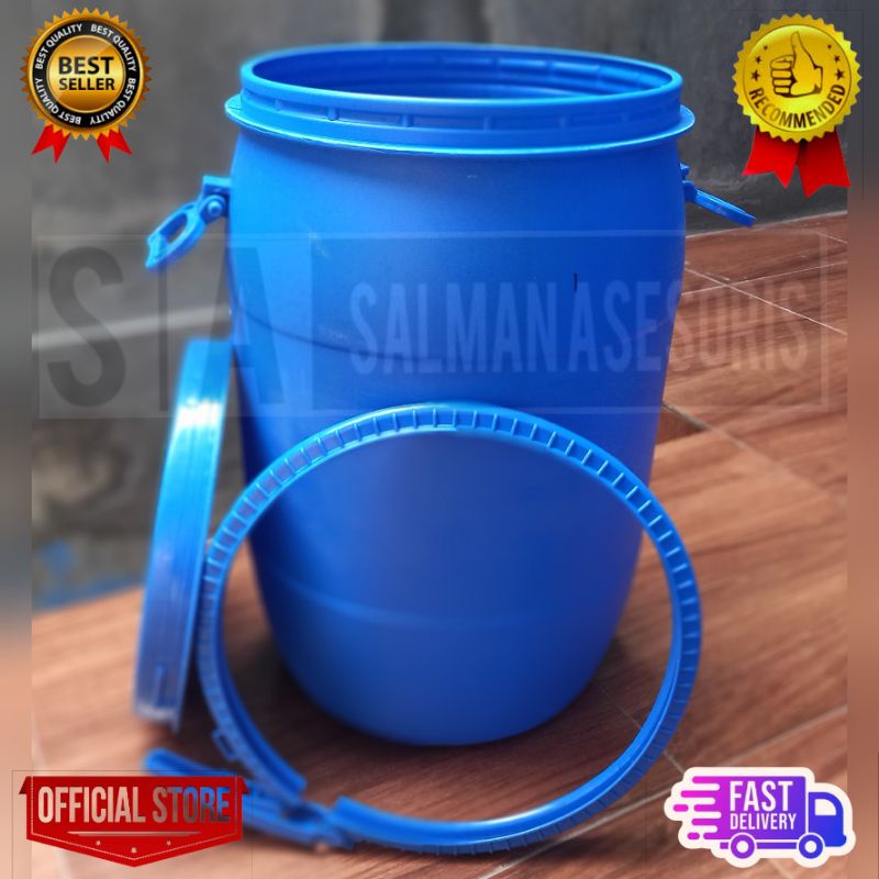 Jual RB Drum Tong Tempat Sampah Plastik 50 Liter. Tangki Tandon Toren ...
