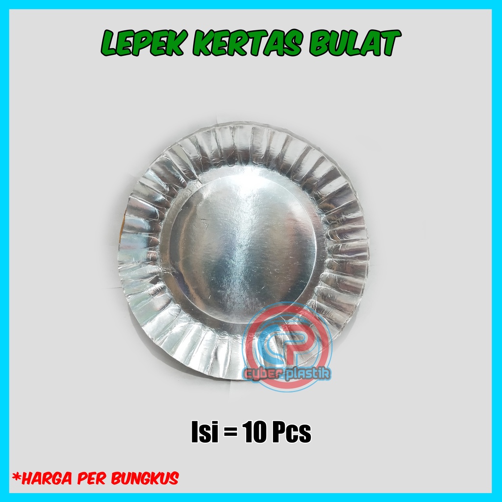 Jual Lepek Kertas Bulat | Lepek Kue Ultah Bulat | Piring Kue Kertas Isi ...