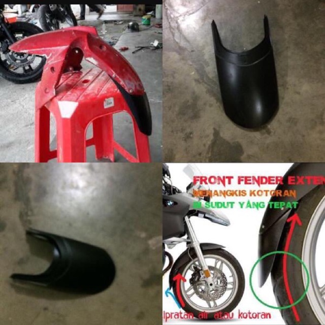 Jual Sambungan spakbor ninja 250 fi dan z250 fi sambungan spakbor ...