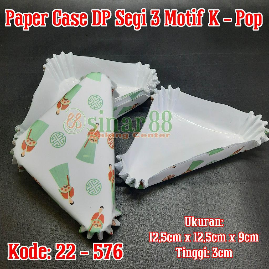 Jual Paper Case Triangle / Segitiga per pak isi 100 lbr | Shopee Indonesia