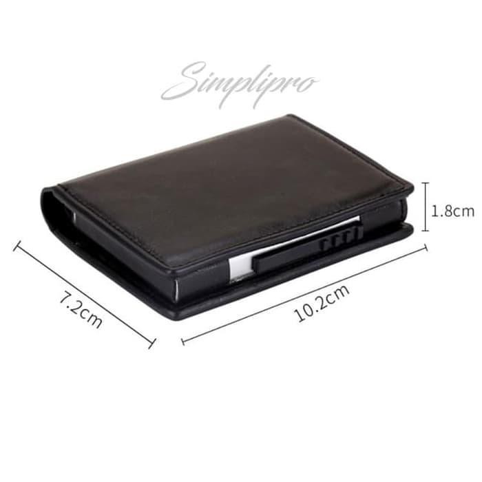 Jual DOMPET PRIA KEREN ANTI RFID PREMIUM CARD HOLDER MODERN MINI WALLET ...