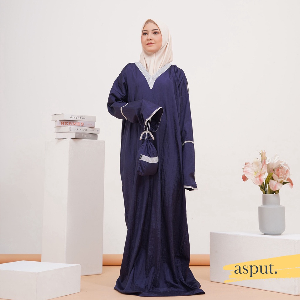 Jual ASPUT - Olivia Hensen Mukena Abaya Parasut Dewasa | Shopee Indonesia