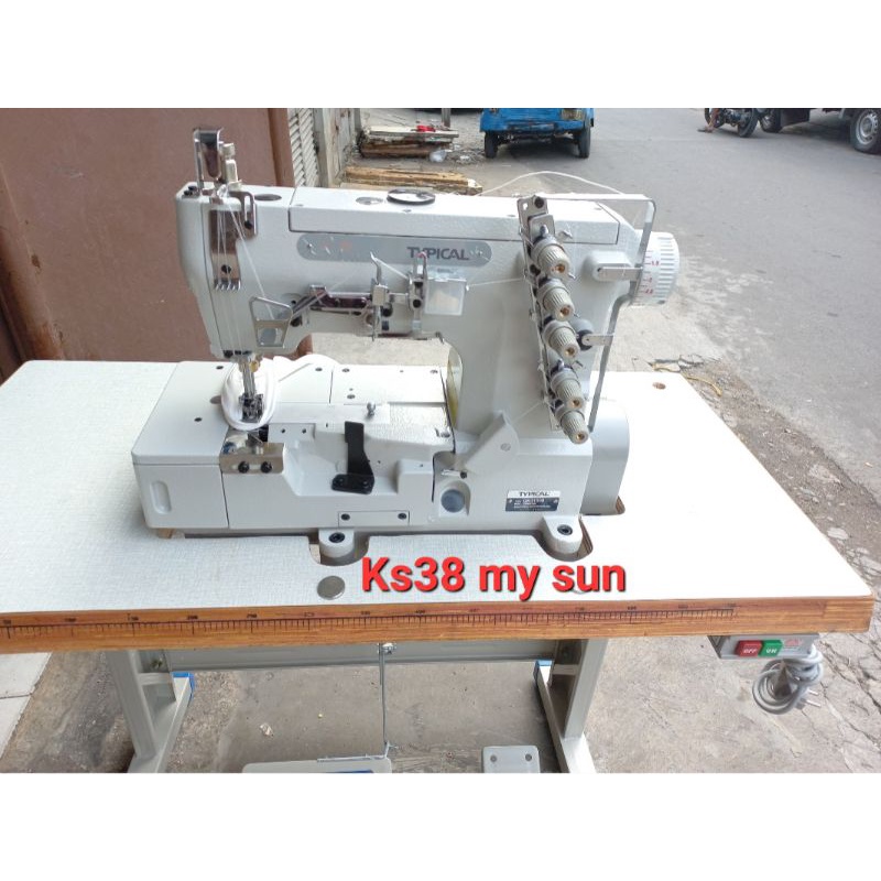 Jual mesin jahit overdeck kam /bis TYPICAL baru | Shopee Indonesia
