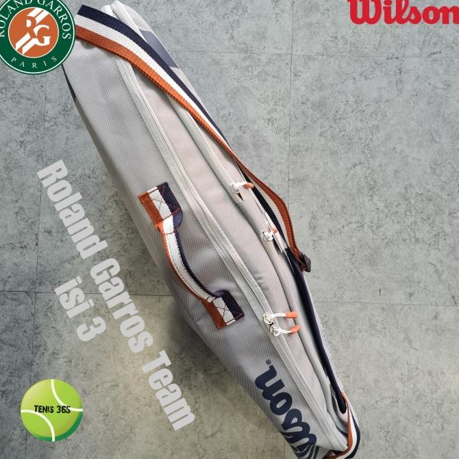 Jual Tas Tenis Wilson Roland Garros Team 3 Pack - 3R - X3 - Tennis Bag ...