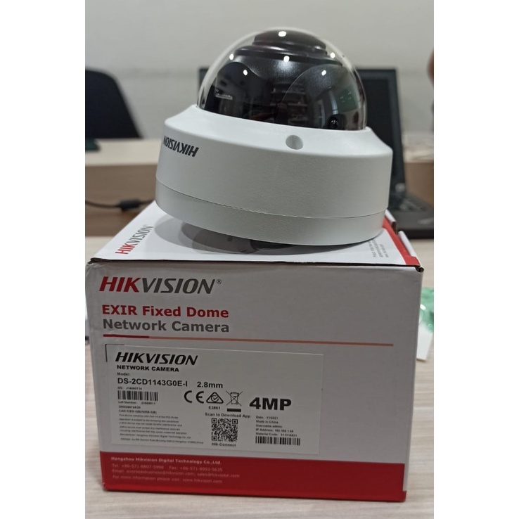 Jual New CCTV IP Camera Indoor HIKVISION 4.0MP / DS-2CD1143G0E-I | Shopee Indonesia